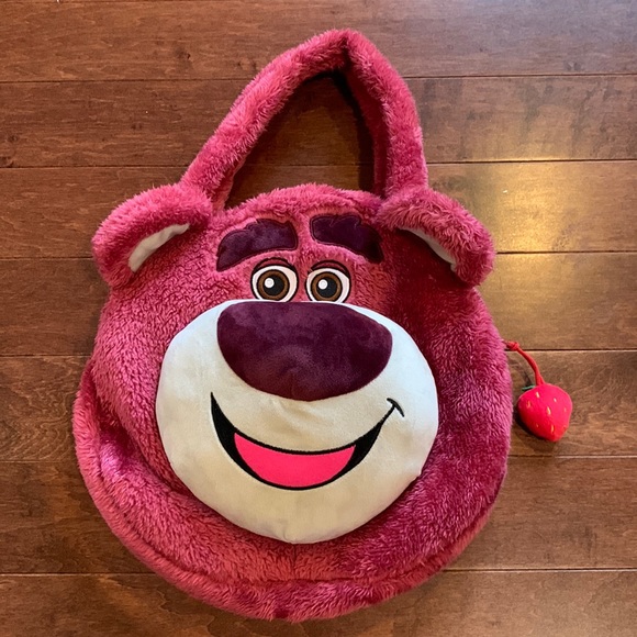 MINISO | Bags | Miniso X Disney Strawberry Bear Handy Bag | Poshmark